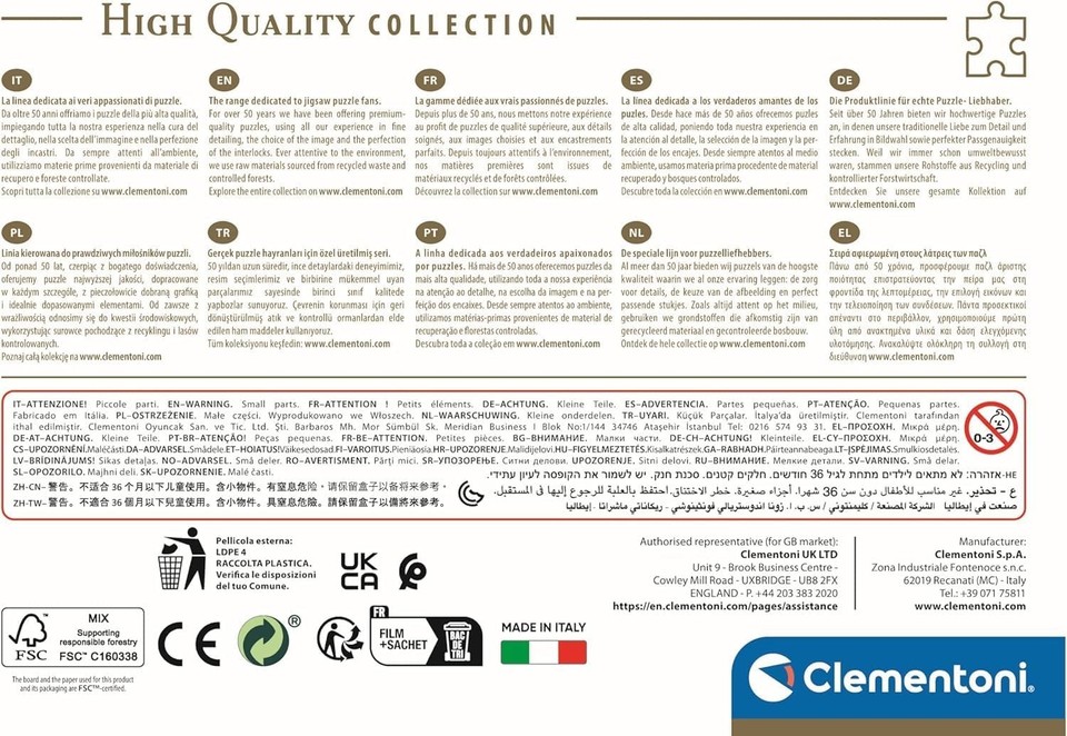 CLEMENTONI, PZL 1000 HOLIDAY SHOP COMPACT, 39997 | eBay UK