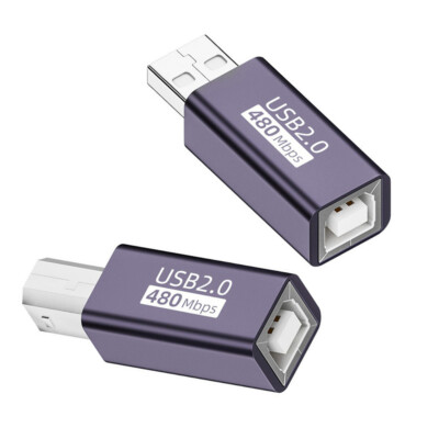 2pcs/lots USB2.0 Type-B Female to USB-A+B/USB-C/MINI USB+MICRO Male for ...