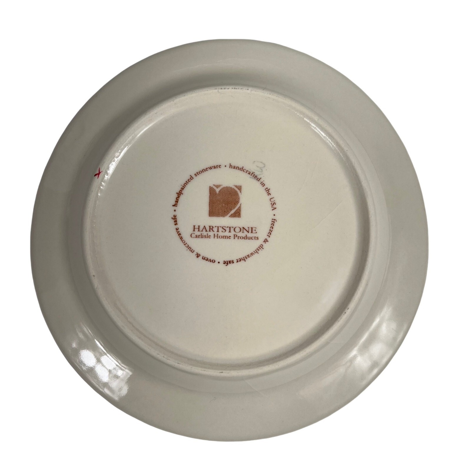 4 Hartstone Pottery Spice of Life Salad Plates Carlisle Home Products ...