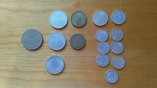 15 Kursmünzen der DDR von 1 Pfenning bis 5 Mark | eBay.de
