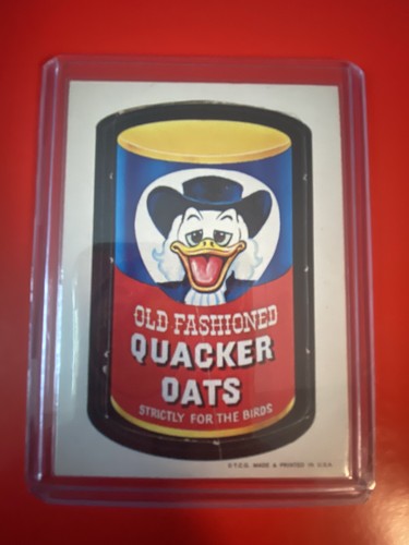 1967 Original Wacky Packages Trading Collector Card #44 Quacker Oats ...