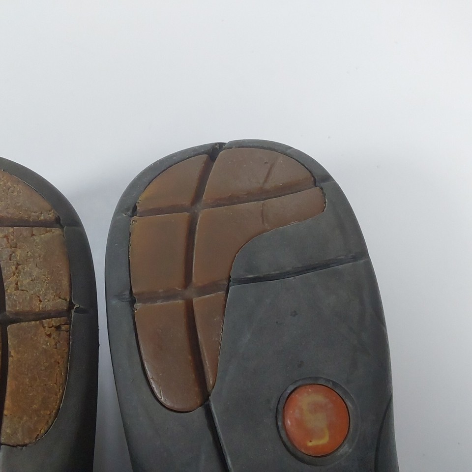 Clarks Structured Women's Brown Leather Slip On Loafer Shoes Size 7 1/2 ...