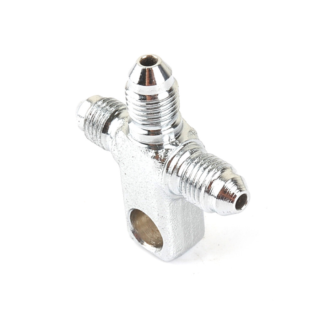 AN-3 3AN to 3AN Brake Line Hose with Male JIC 3 Leg Tee Adapter Fitting ...