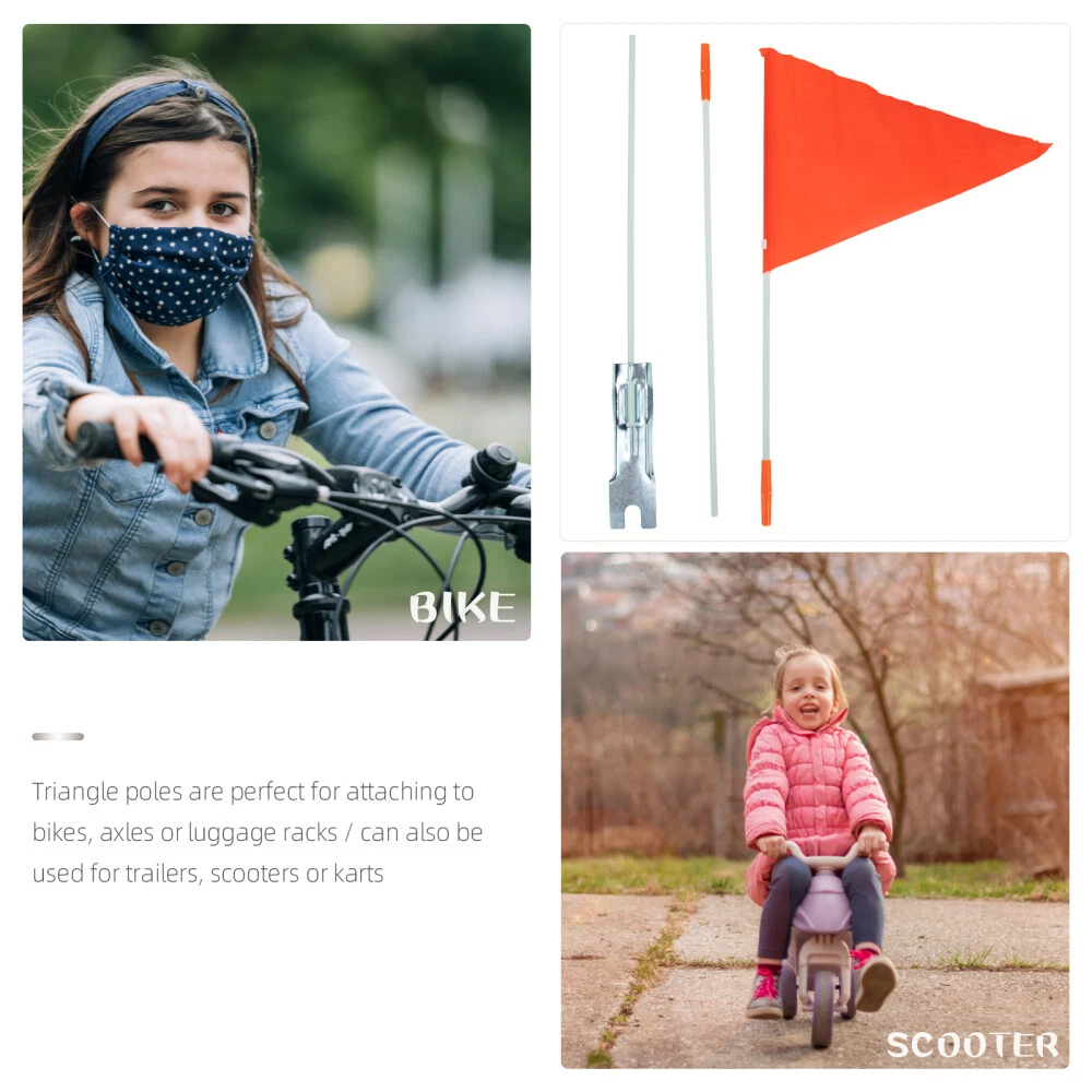 Bicycle Lighted Flag Pole | Shelly Lighting