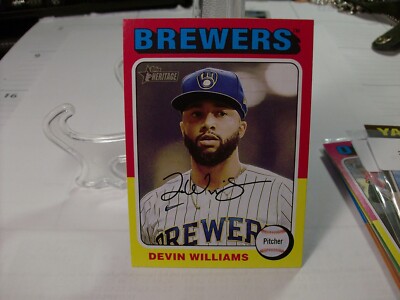 2024 Topps Heritage #330 - Devin Williams - Milwaukee Brewers 24-144 | eBay