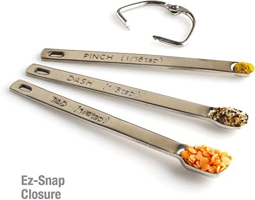 lbdepot Measuring Spoons Set Of 3 tad 1/4 Teaspoon Dash 1/8 Teaspoon ...