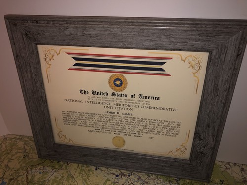 NATIONAL INTELLIGENCE MERITORIOUS COMMEMORATIVE UNIT CITATION ...