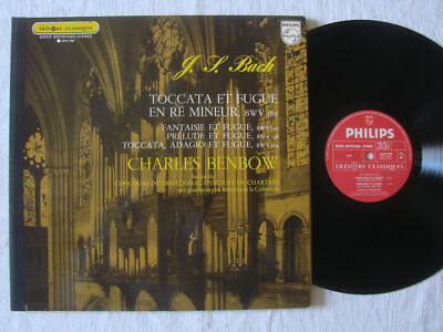 Bach : Toccata, fugue, fantaisie , prelude - Charles Benbow - LP - liv ...