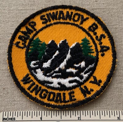 Vintage 1950s CAMP SIWANOY Boy Scout PATCH BSA Wingdale NY Camper Badge ...