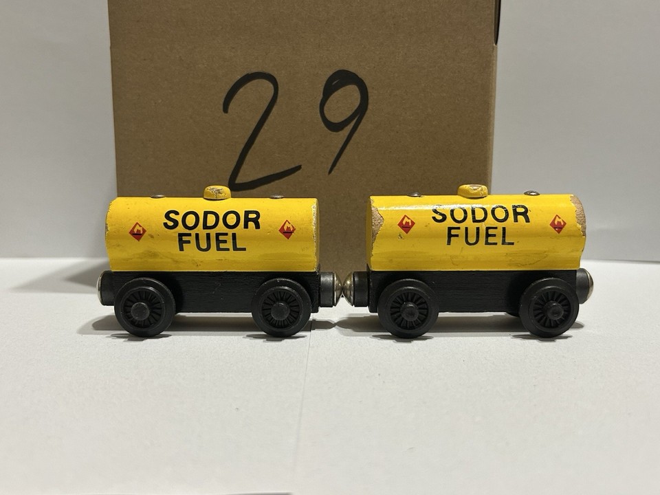 Thomas Friends Wooden Railway Sodor Fuel Tanker Train Engine Lot #29 | eBay