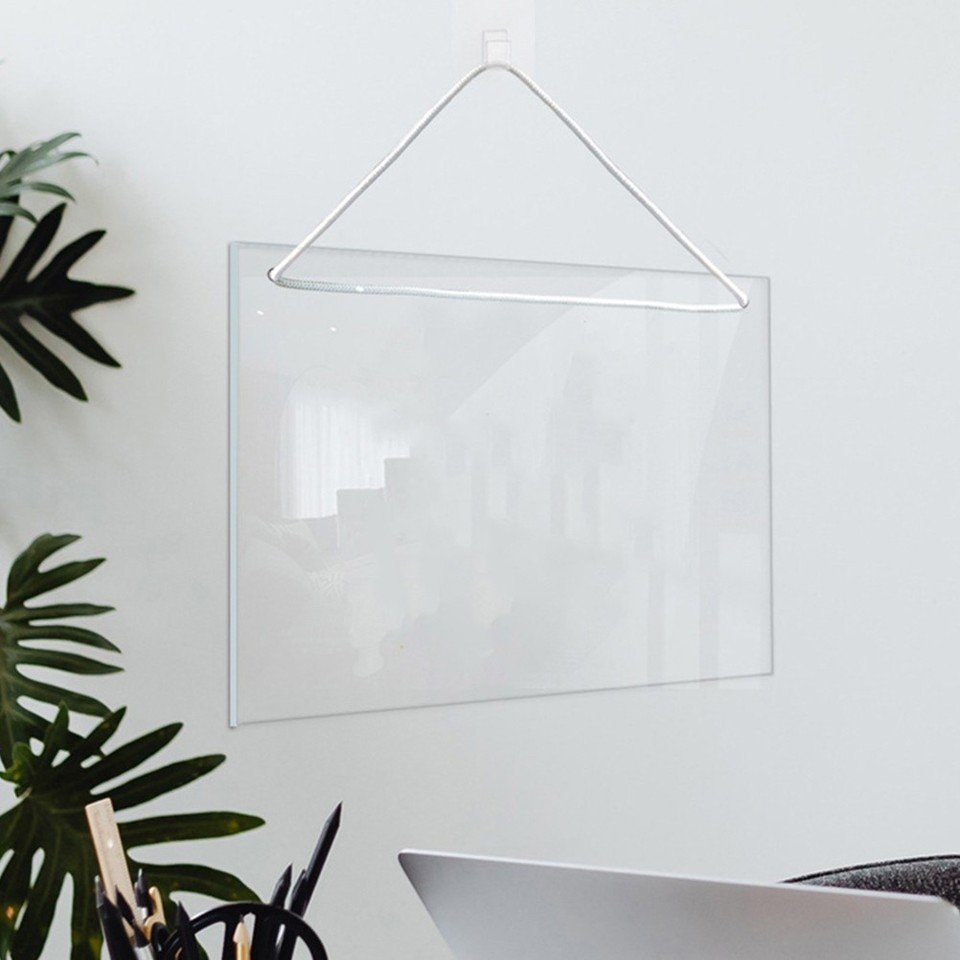 2 Pcs Personal Dry Erase Board Hanging Message Writing Clear Memo ...