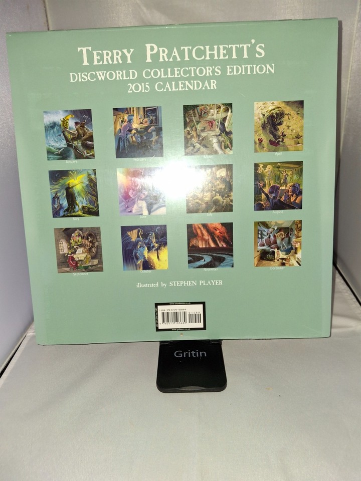 Terry Pratchett's Discworld Calendar 2015- Stephen Player - Sealed ...