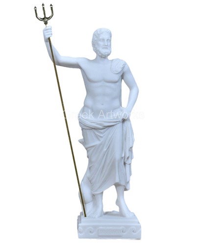 Poseidon of Melos Ancient Greek Roman God Sculpture Statue Museum Copy ...