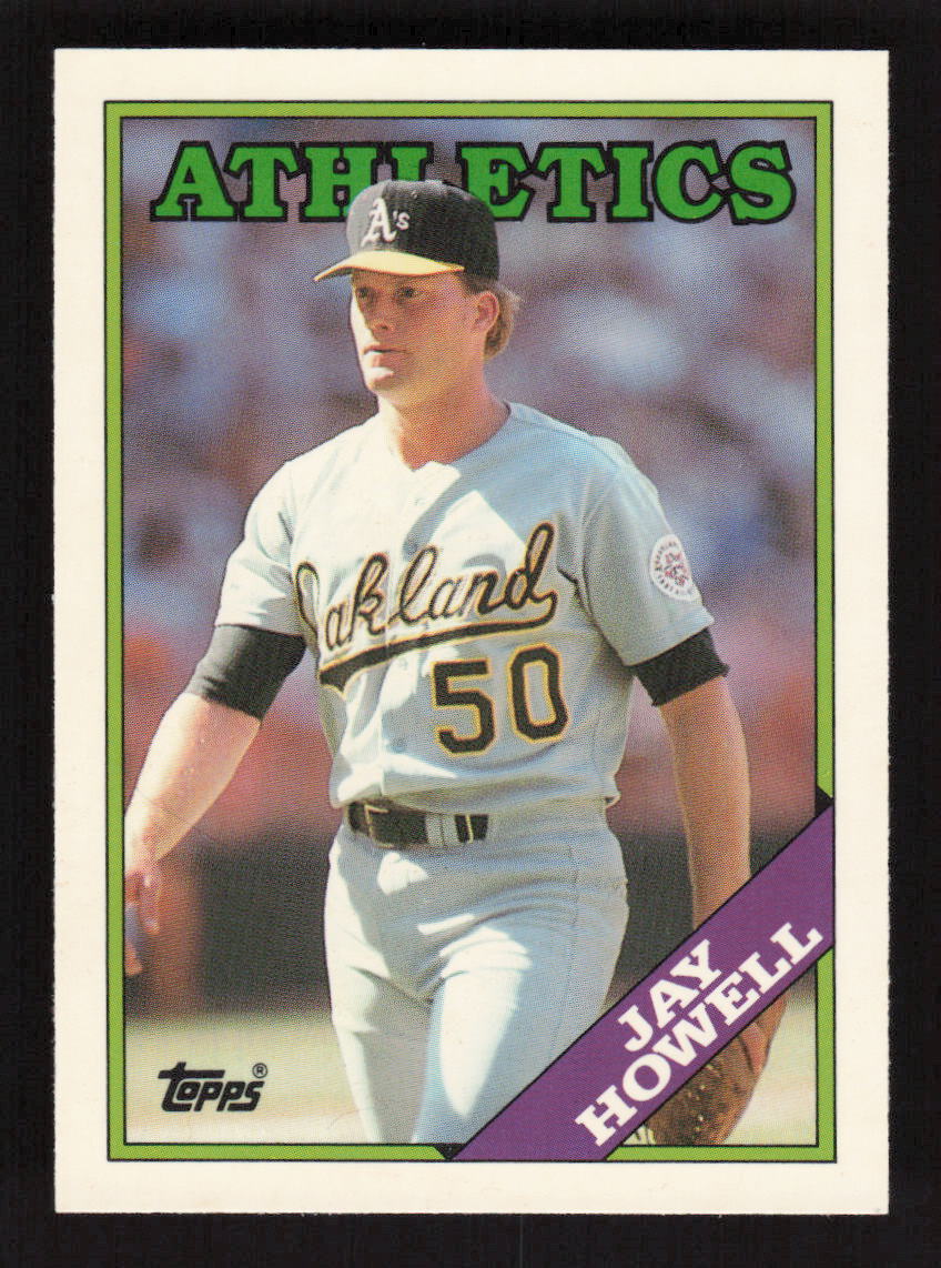 1988 Topps Tiffany Set-Break #690 Jay Howell Oakland Athletics | eBay