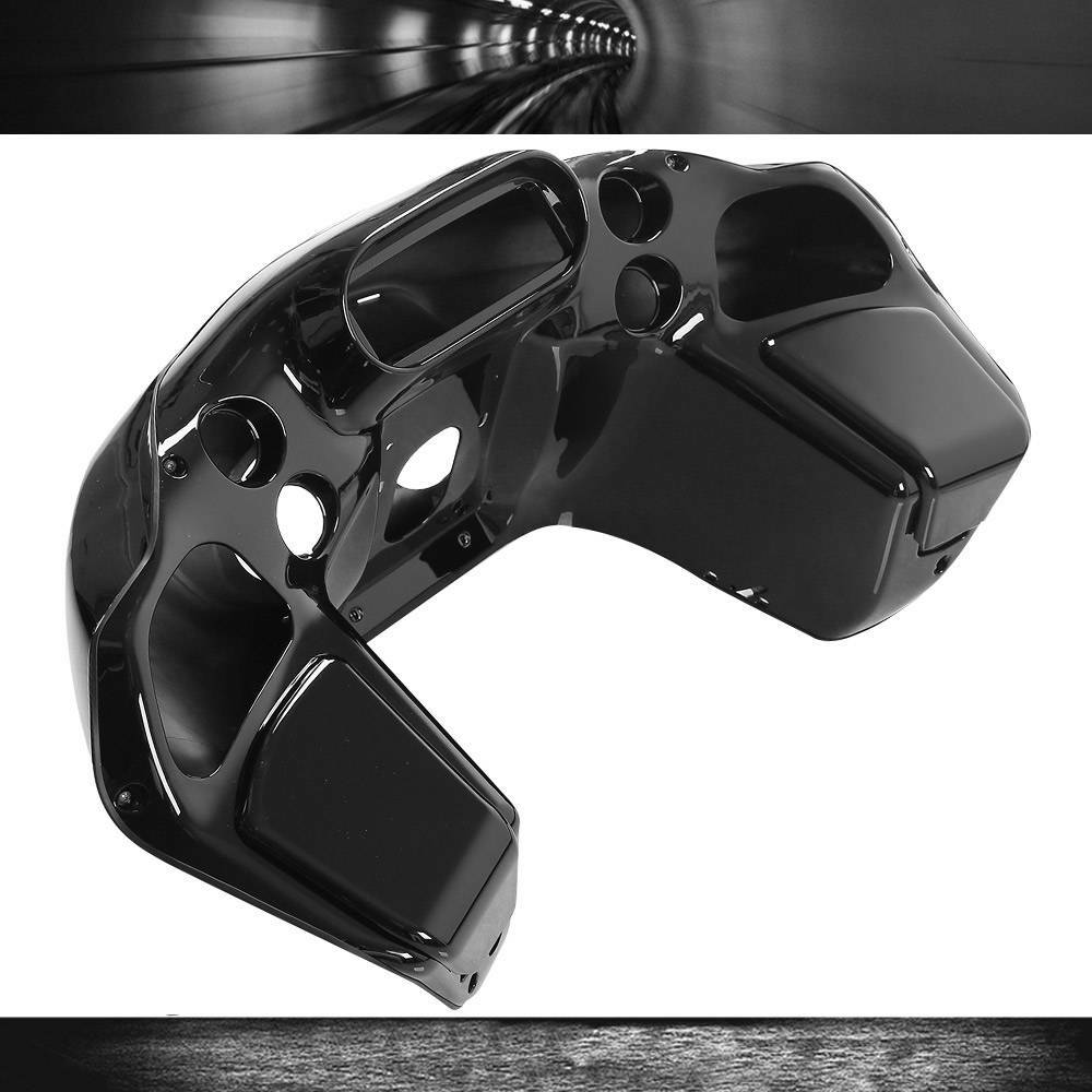 Vivid Black Injection Outer & Inner Fairing Fit For Harley FLTR Road ...