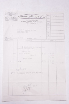 1930 Lamson Goodnow Nathan Strauss and Sons NYC Credit Request Ephemera ...