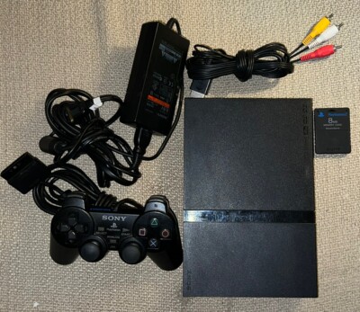 Sony PlayStation 2 PS2 Slim System Console Lot SCPH-70012 w/ Controller ...