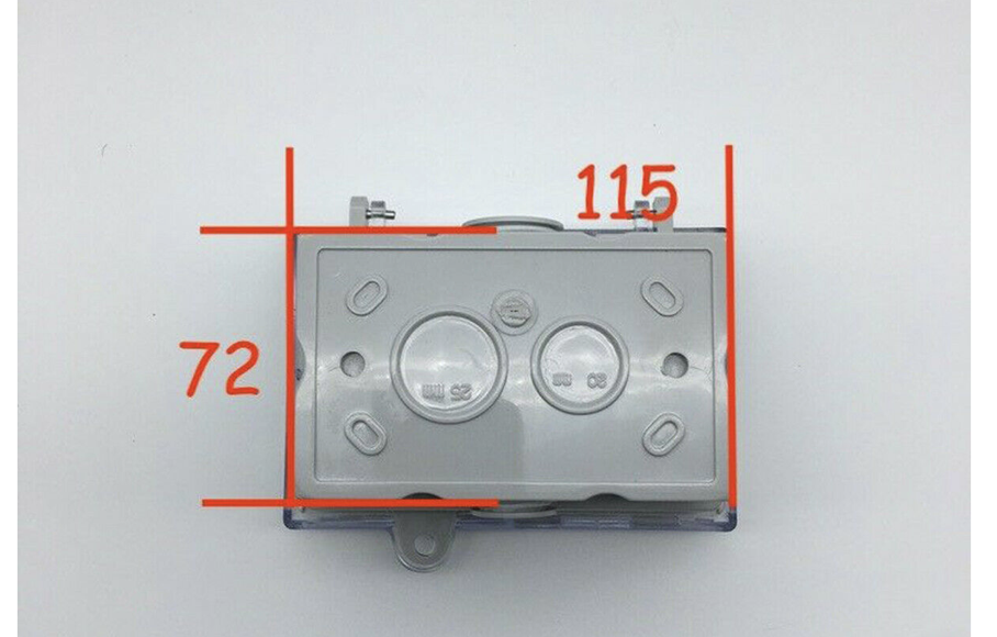 NEW Outdoor GPO Waterproof Double Power Point + Weatherproof Clear Lid ...