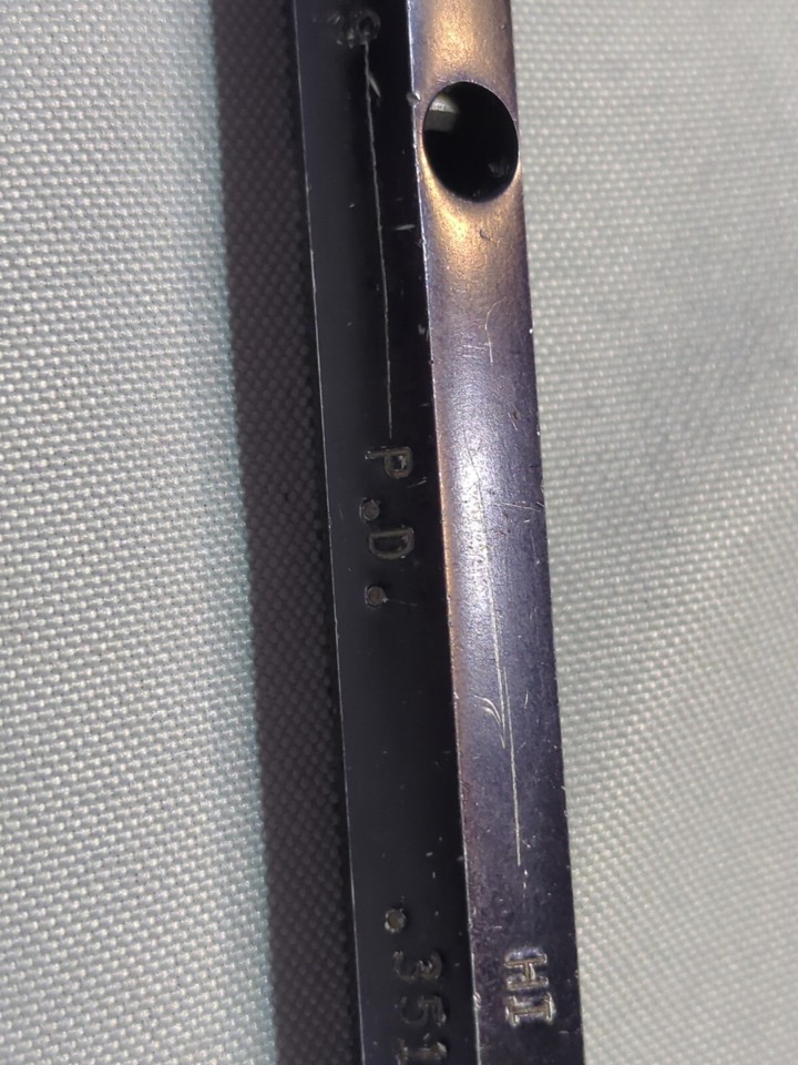 Micro 3/8 24 UNJF 3B THREAD PLUG GAGE GO NO GO P.D.'S = .3479 & .3516 ...