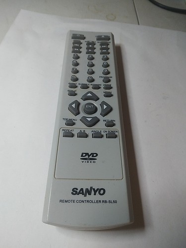 Sanyo RB-SL50 DVD Remote Control Yape On Back | eBay