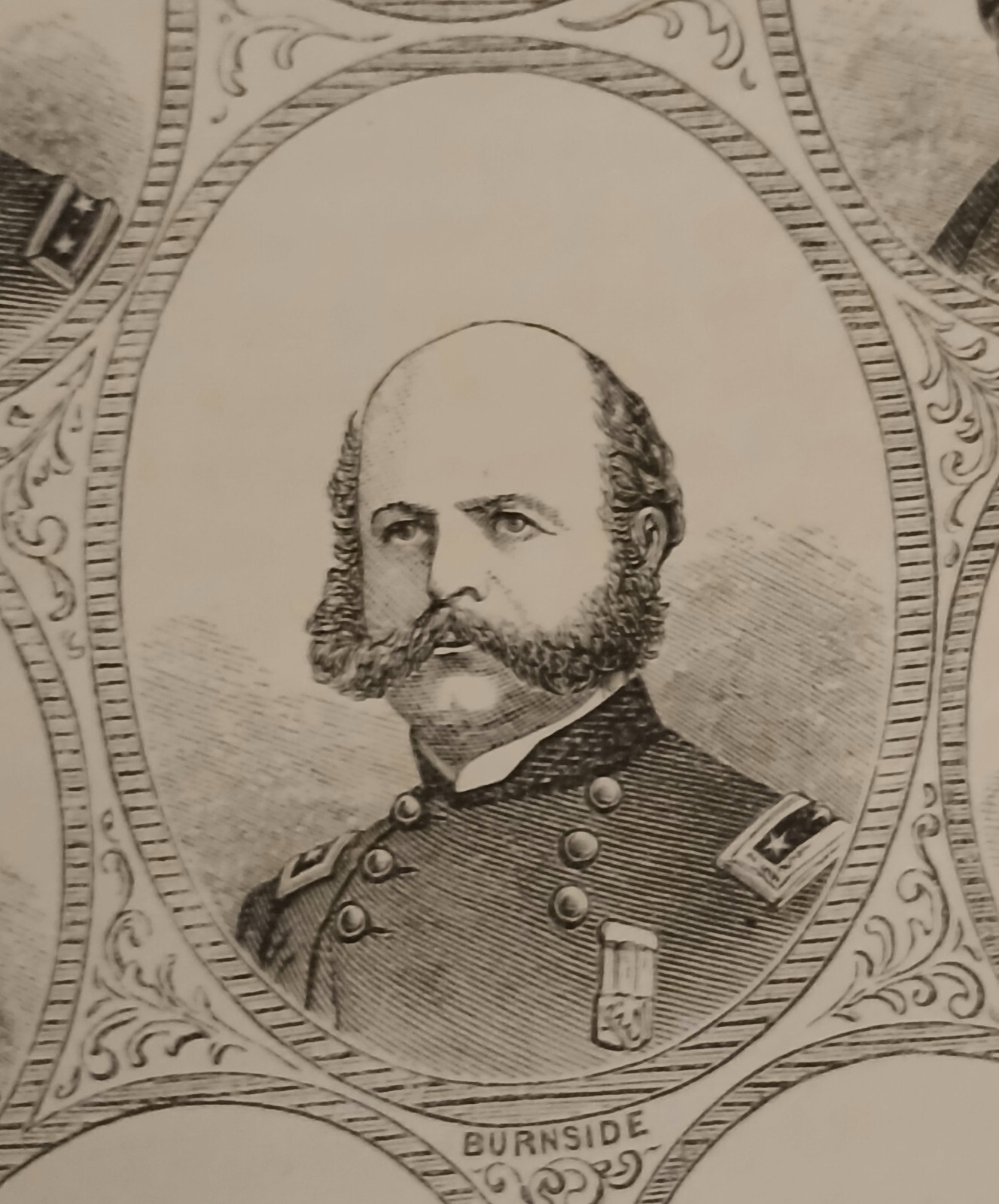 1865 Civil War Portraits Of Prominent Union Generals Incl. Maj Gen A ...
