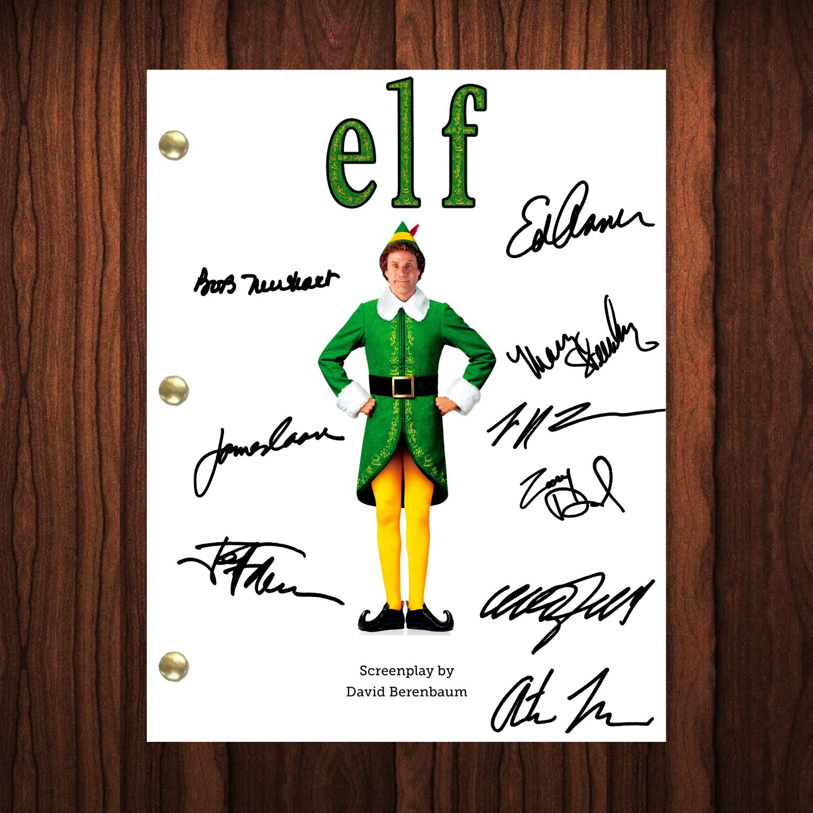 Elf Movie Signed Autographed Script Full Screenplay Full Script Reprint ...