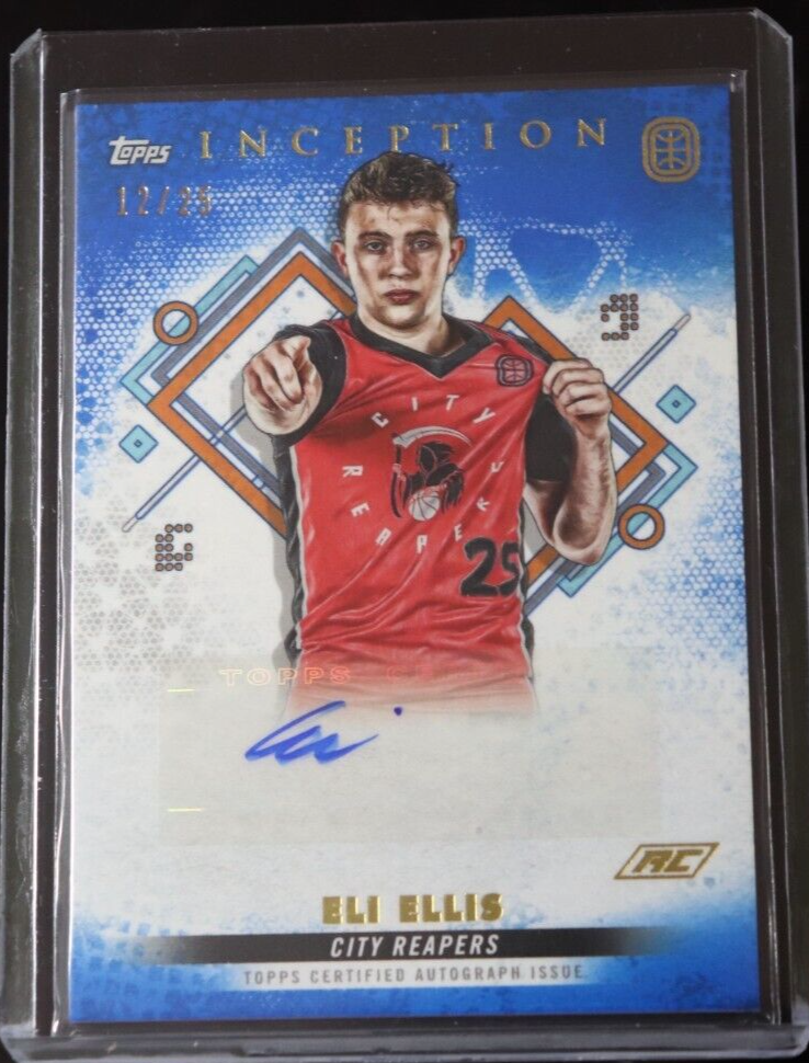 2022 Topps Inception OTE Eli Ellis /25 ROOKIE AUTO Blue # IA-EE3 | eBay