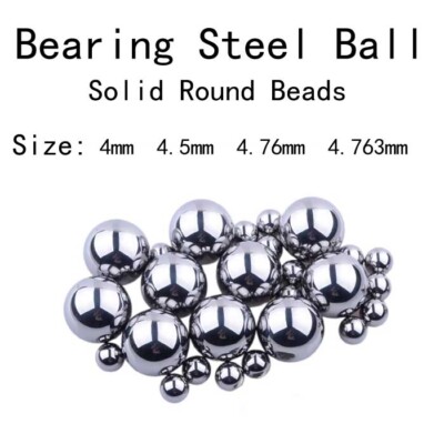 100pcs 4mm 4.5mm 4.76mm 4.763mm Bearing Steel Ball Solid Round Beads | eBay