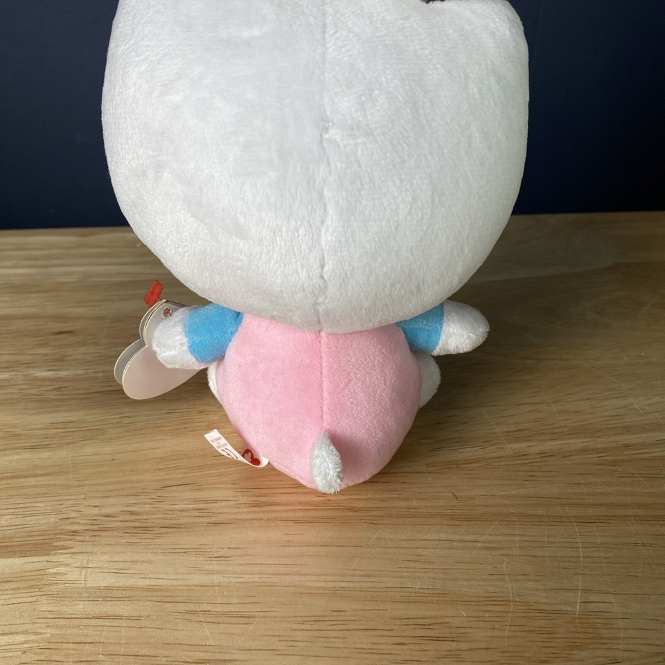 TY Sanrio Hello Kitty Easter Bunny Ear Headband Pink Blue Plush 2013 ...