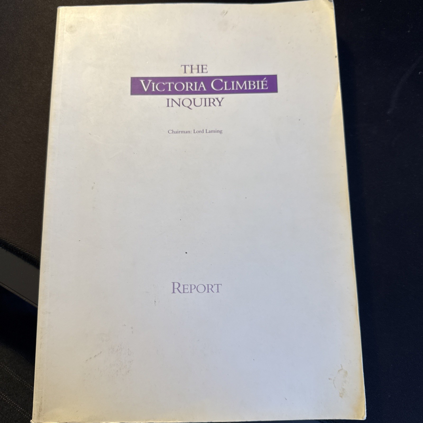 Victoria Climbie Inquiry Report - Lord Laming. Social Work. Serious ...