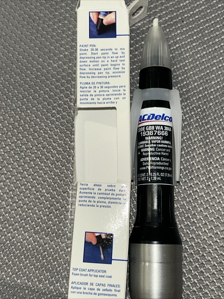 OEM Touch Up Paint Code GB8 WA384A Mosaic Black Metallic 16-18 GM ...