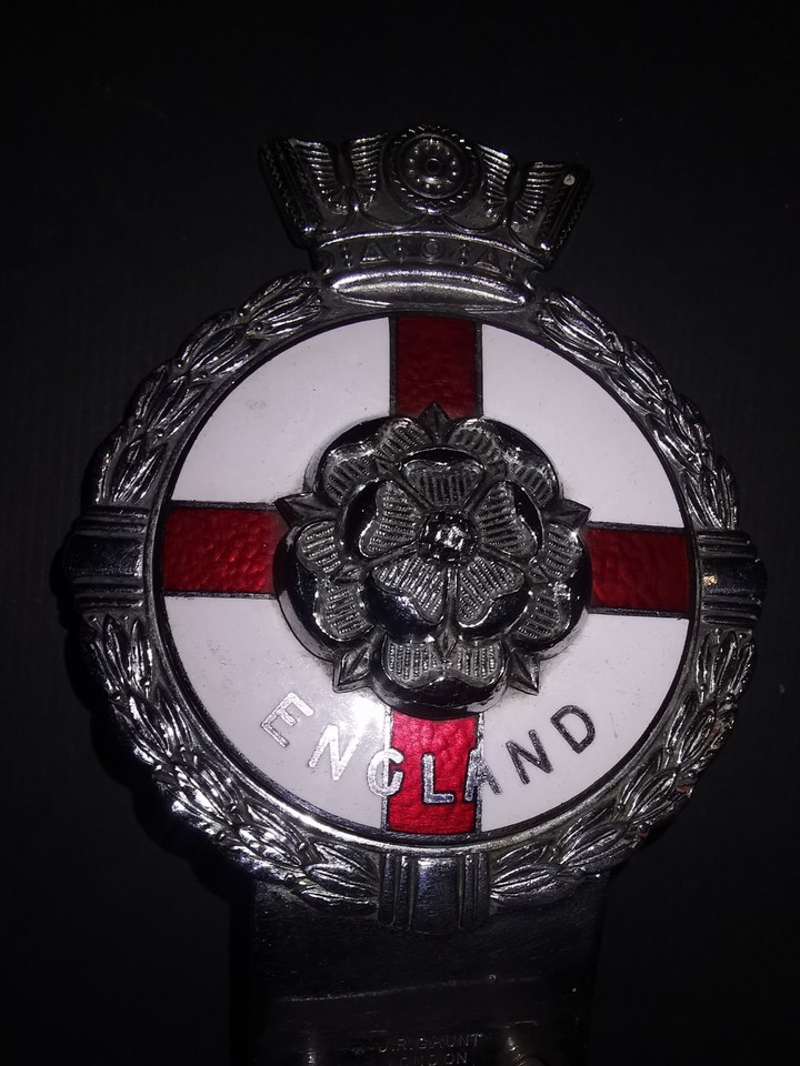 JR GAUNT 60's ENGLAND ST GEORGE'S CROSS BADGE-GB VESPA-Lambretta/MODS ...