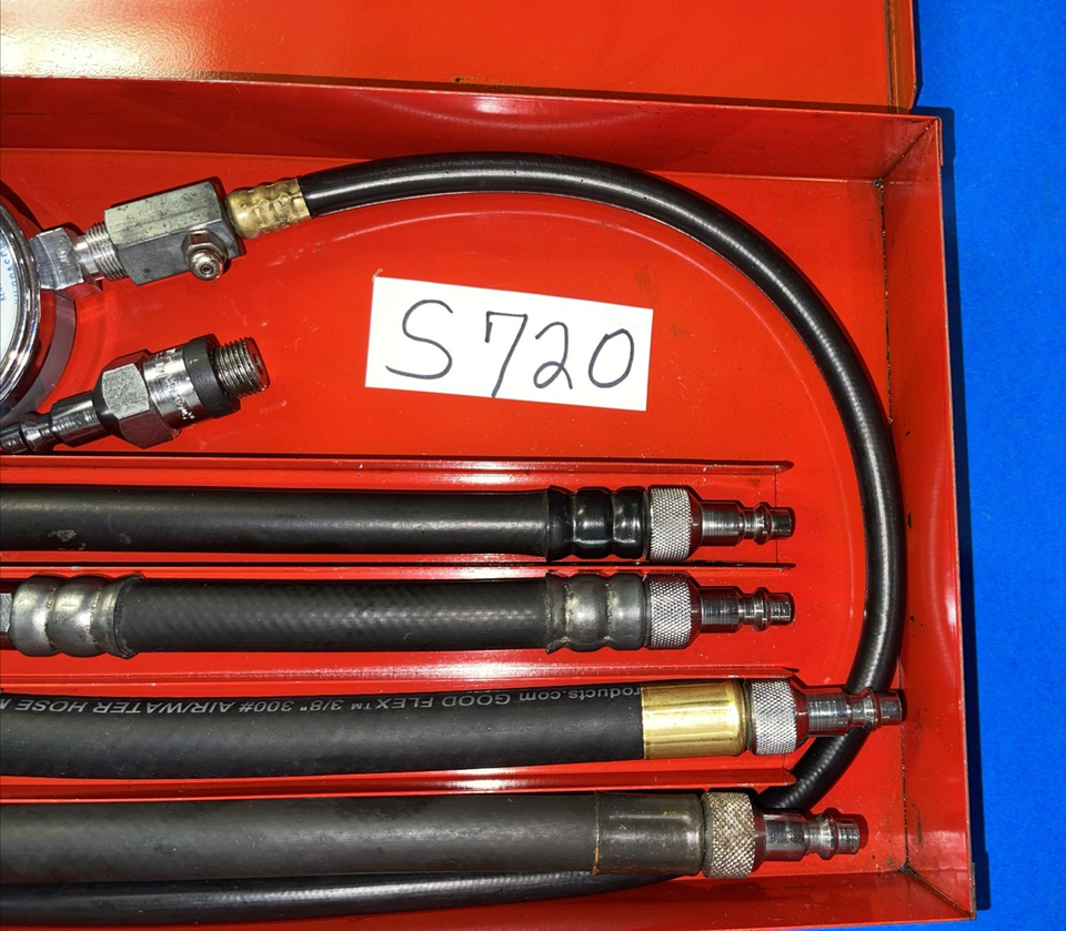 SNAP-ON TOOLS 6 PIECE COMPRESSION GAUGE TEST KIT | eBay