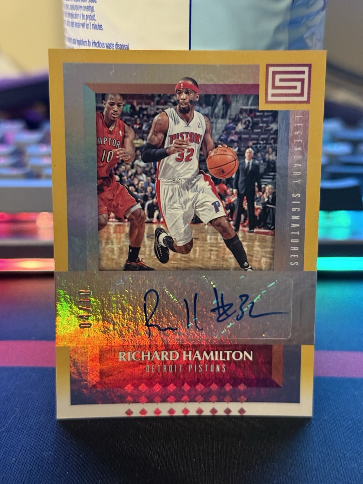 Richard Hamilton 2017 Status #LS-RHM Legendary Signatures - Gold /10 ...