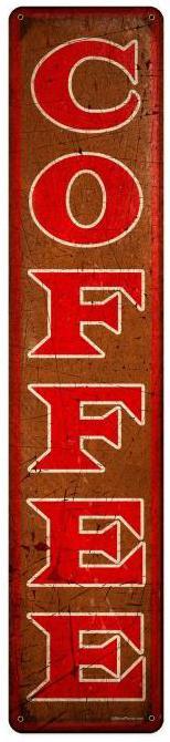 Vintage Retro Coffee Metal Sign Shop Cafe Diner Restaurant Unique Wall ...