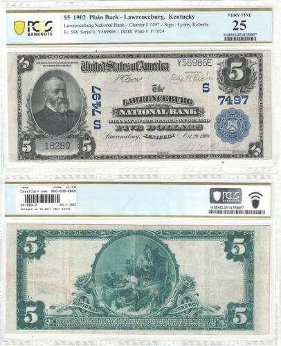 $5 US Large Size Paper Money Notes for sale | eBay