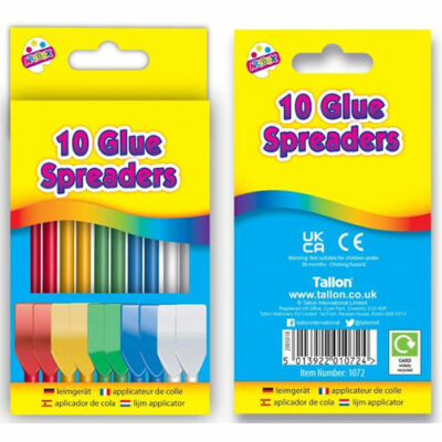 10 Plastic Glue Spreaders - PVA Art Craft Kids Spatula Fun Paste ...