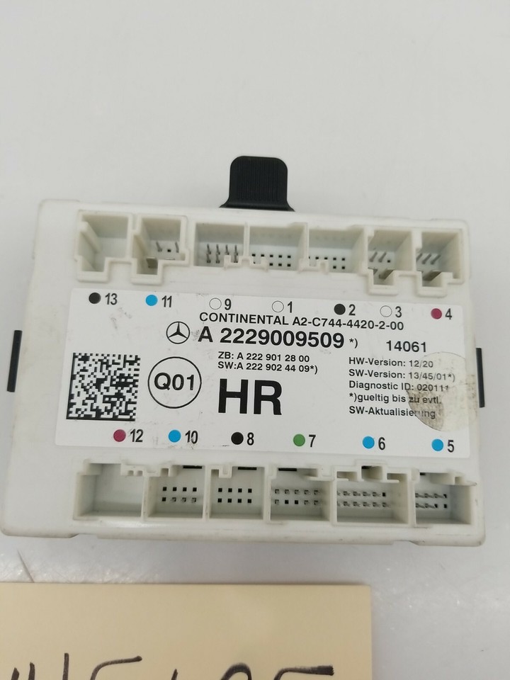2014 - 2017 Mercedes S63 S550 W222 Rear Right Side Door Control Module ...
