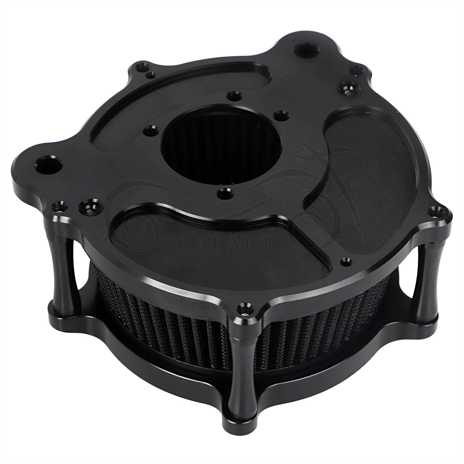Air Cleaner Black Intake Filter For Harley Touring Softail Electra ...