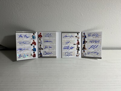 2021 National Treasures Baseball 16 Signature Autograph Booklet 10/15 ...