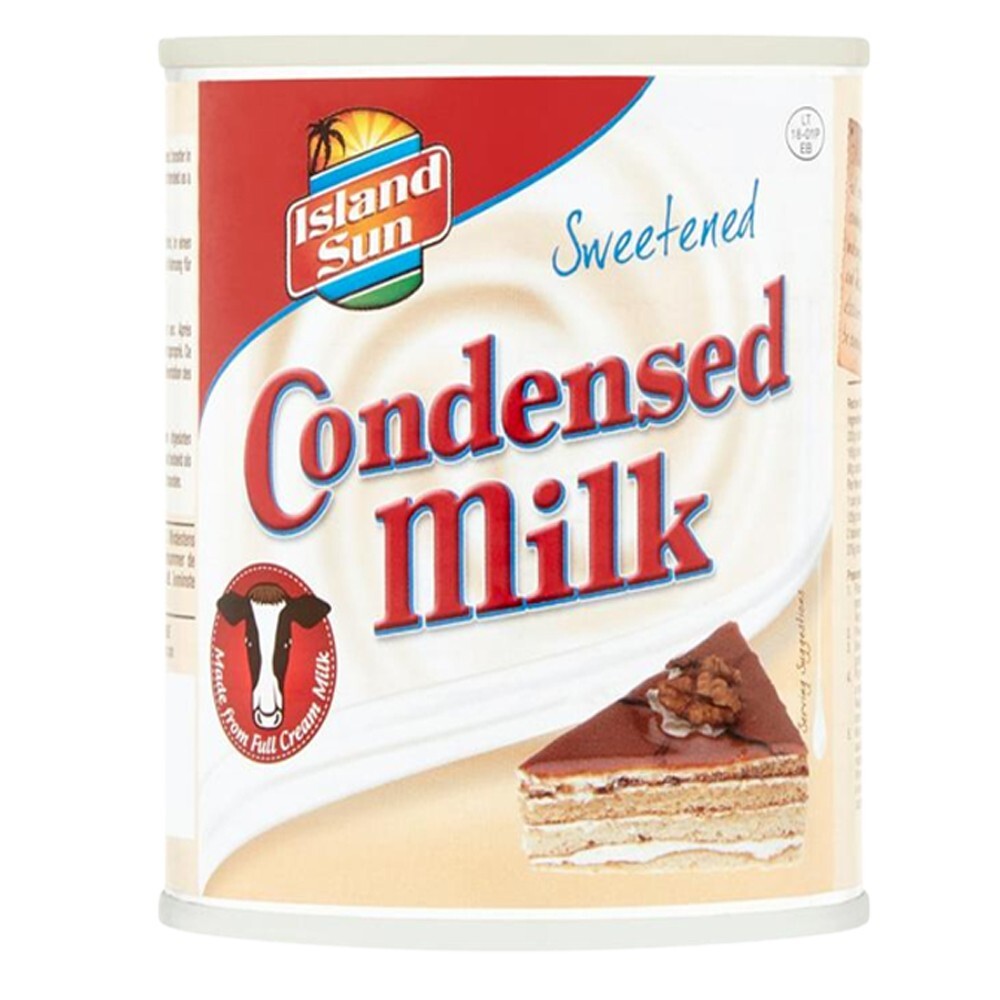 Island Sun Sweetend Condensed Milk Tin 397g- Full Cream Sweetened ...