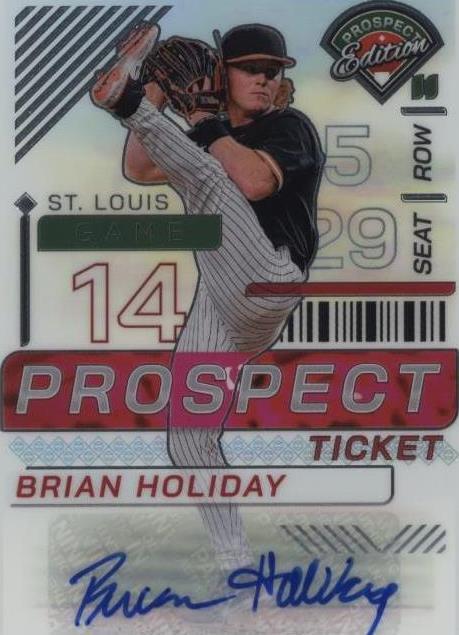 2024 Panini Prospect Edition - Brian Holiday #191 Holo Signatures (AU ...