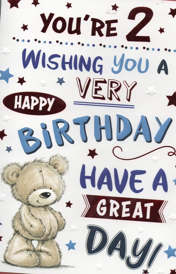 1st 2nd 3rd 4th Boys Birthday Card Choices For Boys Lovely Verses 7"x5 ...