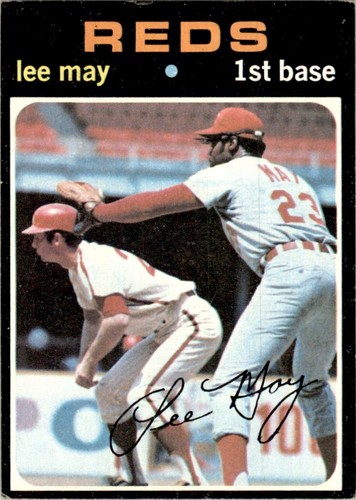 1971 Topps Baseball Card Lee May A Cincinnati Reds #40 | eBay