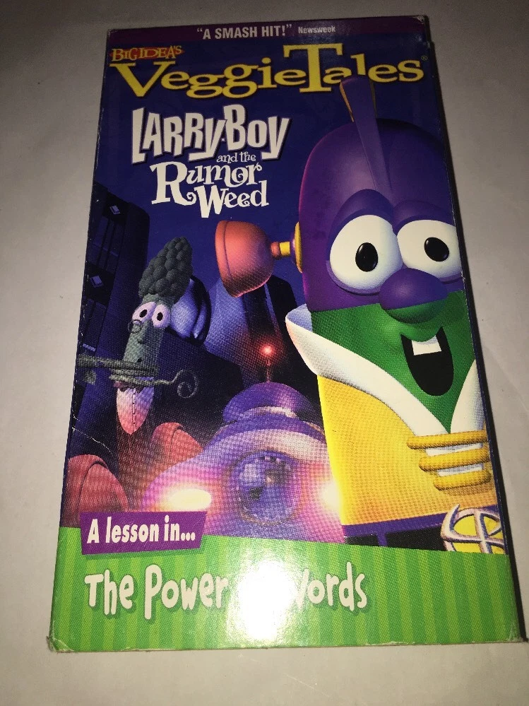 Veggietales Larryboy And The Rumor Weed Vhs
