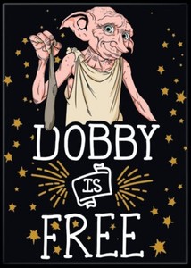Harry Potter Dobby Is Free Art Image Refrigerator Magnet NEW UNUSED | eBay