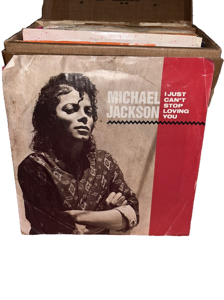 Platter pack number 700 loaded with 45 records Bruce Springsteen ...