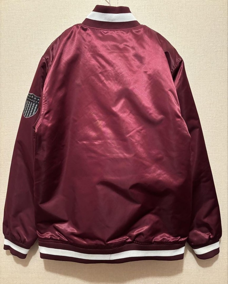 Majestic Brooklyn Dodgers Nylon Stadium Jacket M Burgundy - Great ...