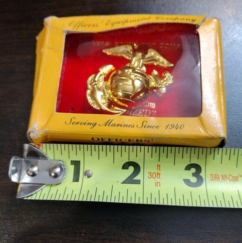 Officers Equipment Company Hamilton Gold Plated Badge Anodized USMC ...