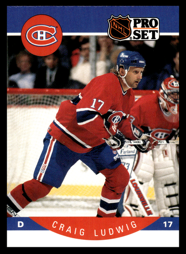 1990 Pro Set Craig Ludwig #154 Montreal Canadiens NHL Hockey | eBay
